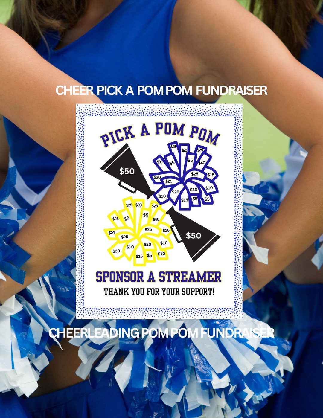 Cheerleading Fundraiser, Cheer Fundraiser, Sport Calendar Fundraiser ...