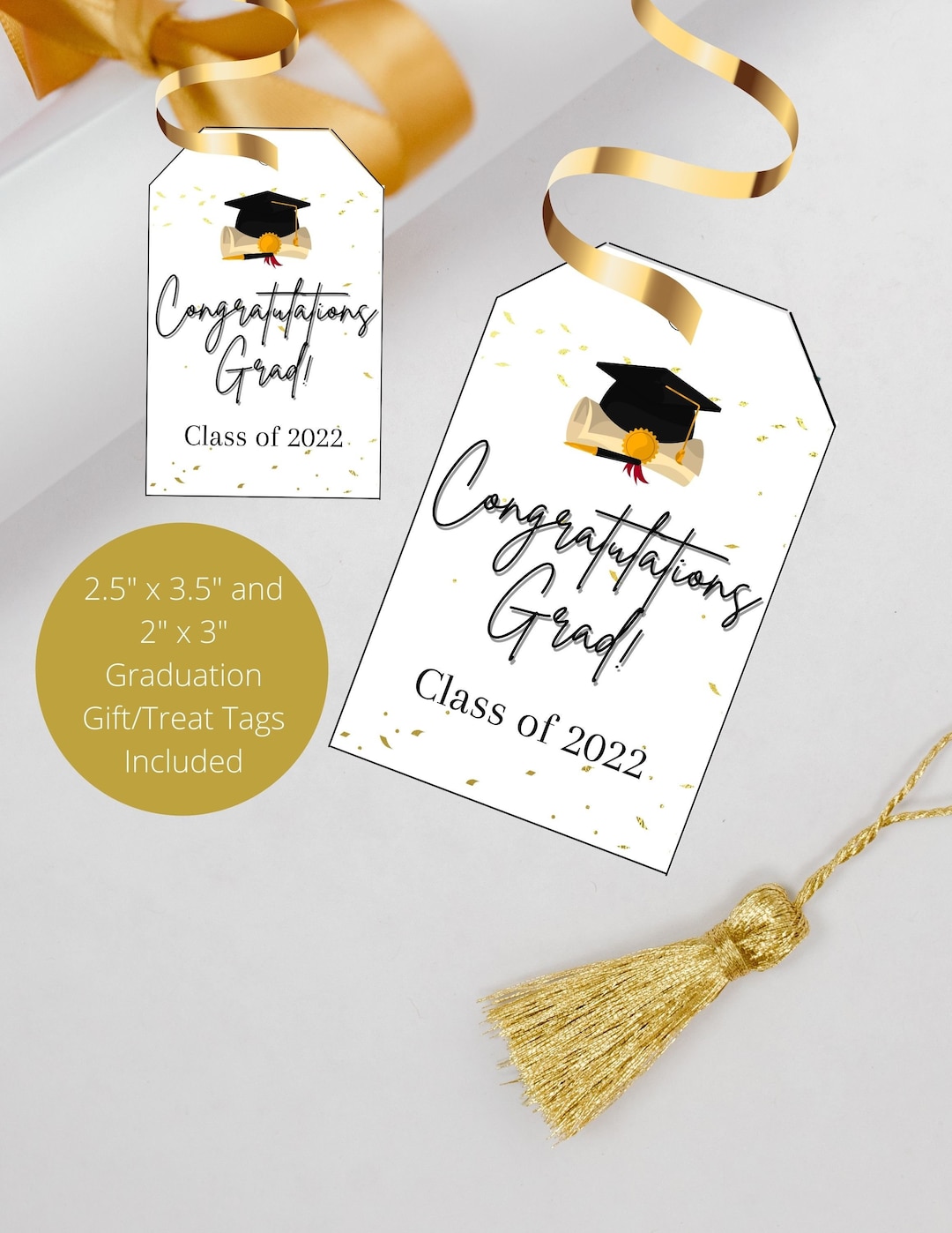 Graduation Gift Tags Graduation Cap Tags Congratulations - Etsy