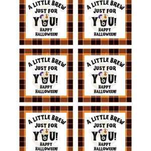 Halloween Tag, Happy Halloween Tag, Printable Treat Tag, Halloween ...