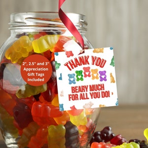 Appreciation Tag, Appreciation Gift Tag, Printable Appreciation Tag ...