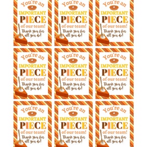 Appreciation Tags, Fall Thank You Tags, Teacher Tags, Nurse ...