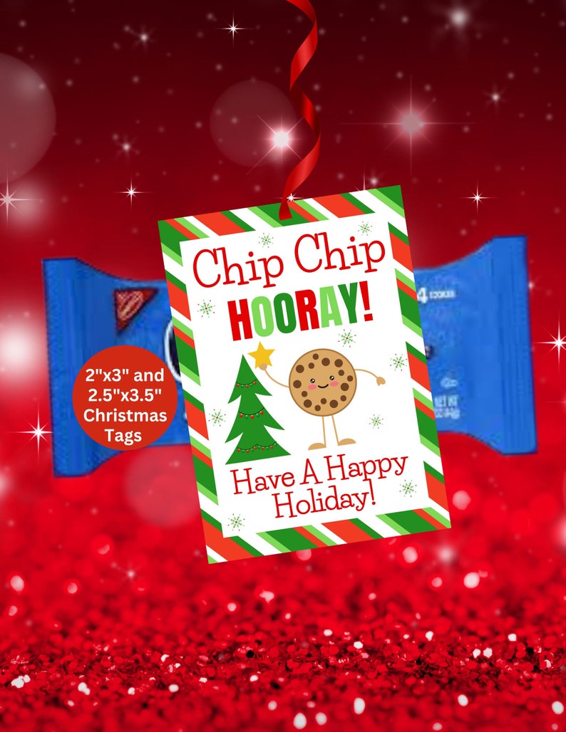 Christmas Gift Tag Printable, Christmas Gift Tag, Appreciation Tag ...