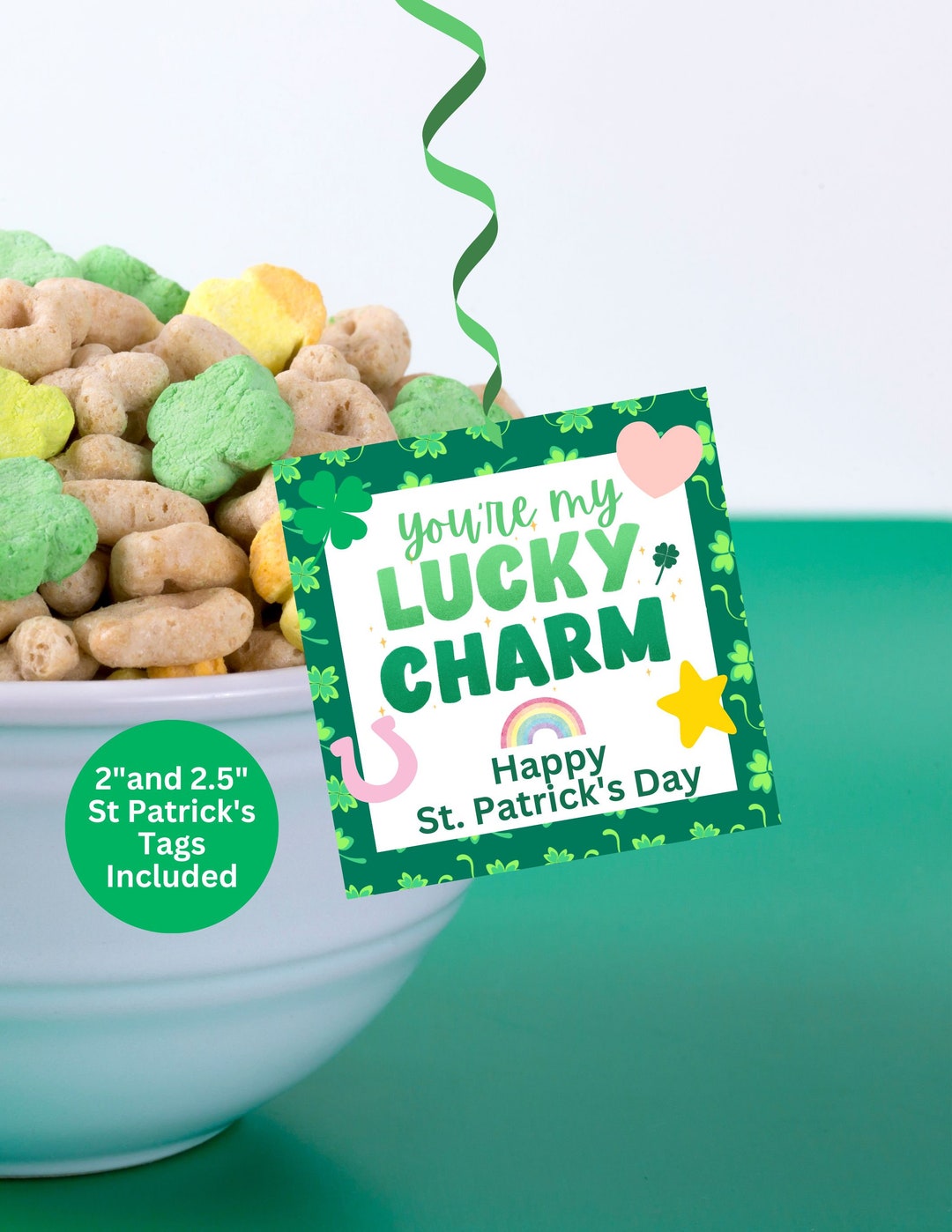 St Patrick's Tags, Printable St Patricks Tags, St Patricks Day Treat ...