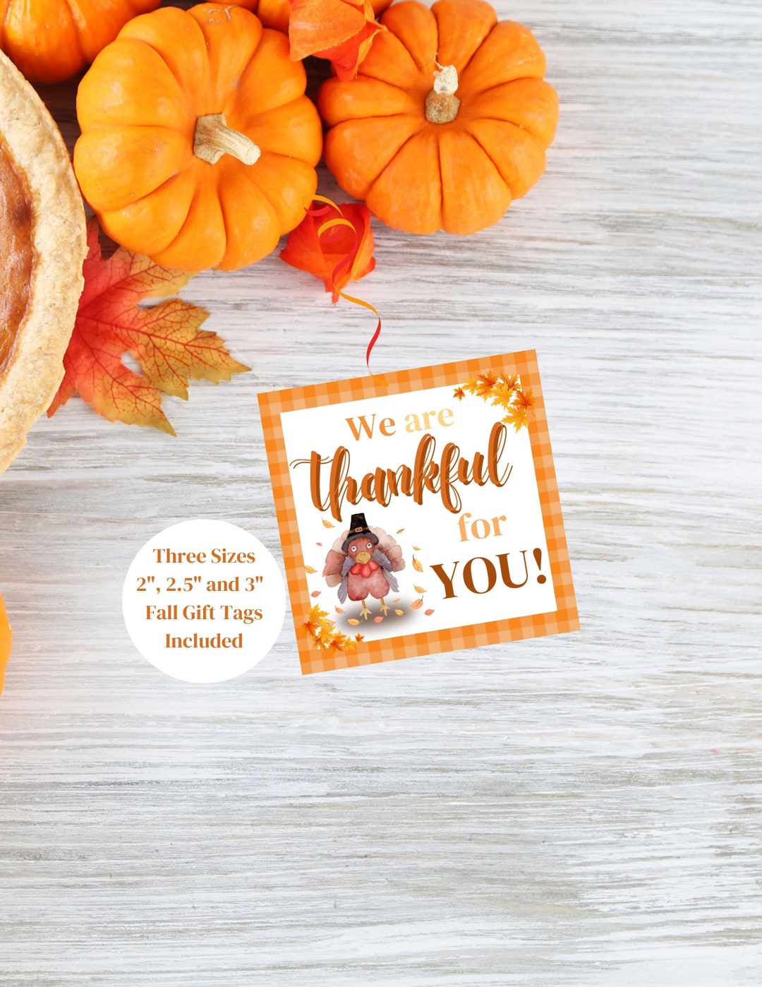 Appreciation Tag, Printable Thanksgiving Gift Tag, Fall Gift Tag ...