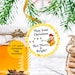 Bee Merry Christmas Gift Tag Printable (digital Download) - Etsy