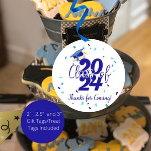 Graduation Thank You Tag, Congrats Grad Tag, Graduation Gift Tag ...