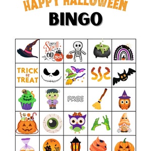 Halloween Bingo, Halloween Games, Printable Bingo Cards, Halloween ...