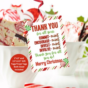 Christmas Gift Tag Printable, Appreciation Tag, Appreciation Gift Tag ...