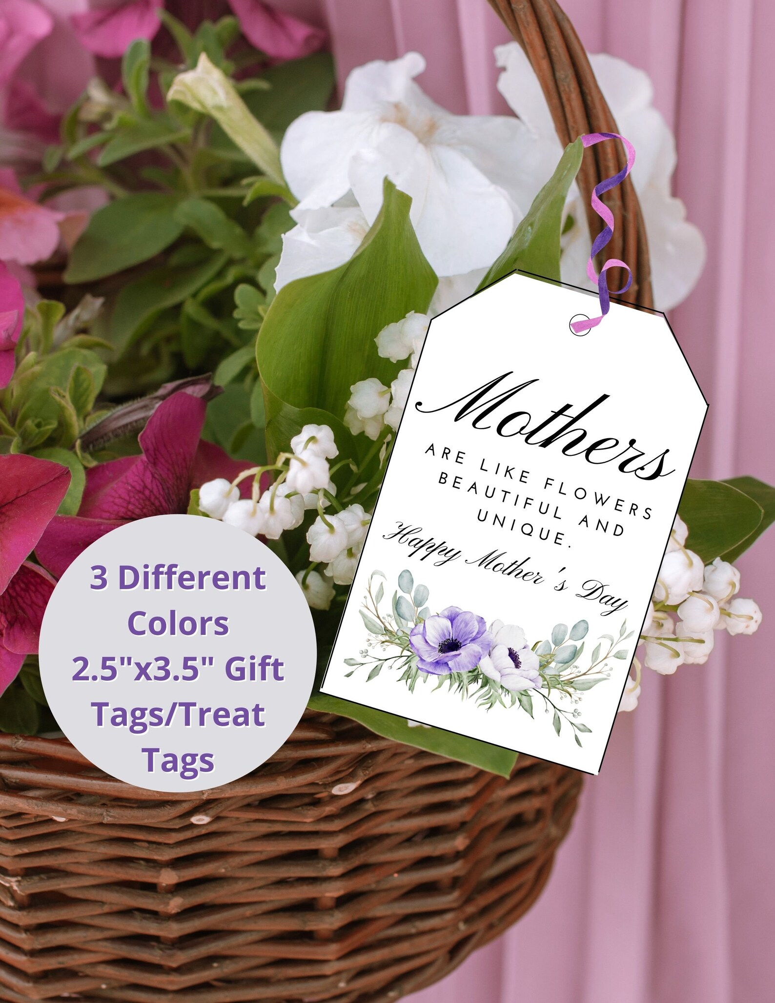 Mother's Day Gift Tags Printable Mothers Day Treat Tags - Etsy