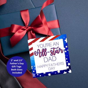 Fathers Day Gift Tag Printable, Fathers Day Tag, Fathers Day Gift Tag ...