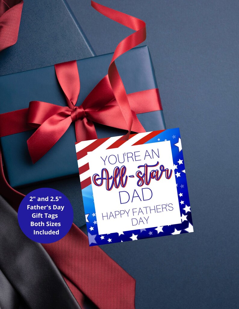 Fathers Day Gift Tag Printable Fathers Day Tag Fathers Day - Etsy