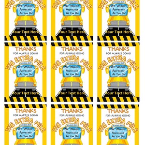 Bus Driver Gift Tags, Bus Driver Appreciation, Bus Driver Gift ...
