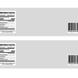 Chip Label, Chip Label Template, Editable Chip Label Template, Blank ...