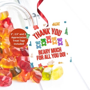 Appreciation Tag, Appreciation Gift Tag, Printable Appreciation Tag ...