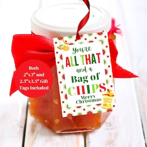 Christmas Gift Tag Printable, Appreciation Tag, Appreciation Gift Tag ...