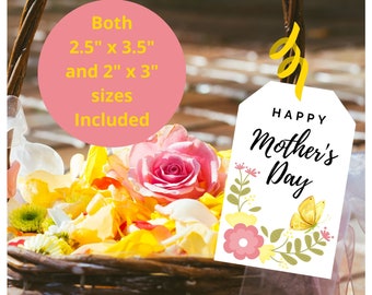 Mothers Day Gift Tags, Printable Mothers Day Treat Tags, Mothers Day ...