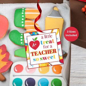 Teacher Gift Tag, Teacher Appreciation Tag, Printable Teacher ...
