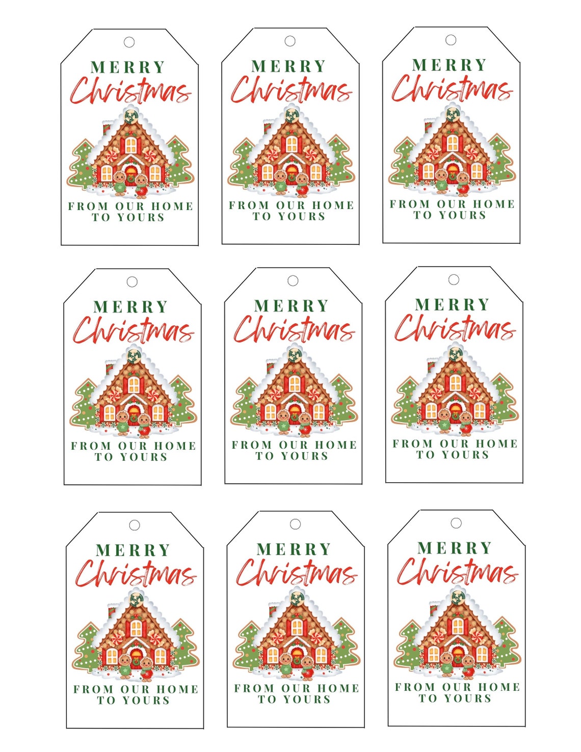 Editable Christmas Tag First Home Christmas Tag Printable - Etsy