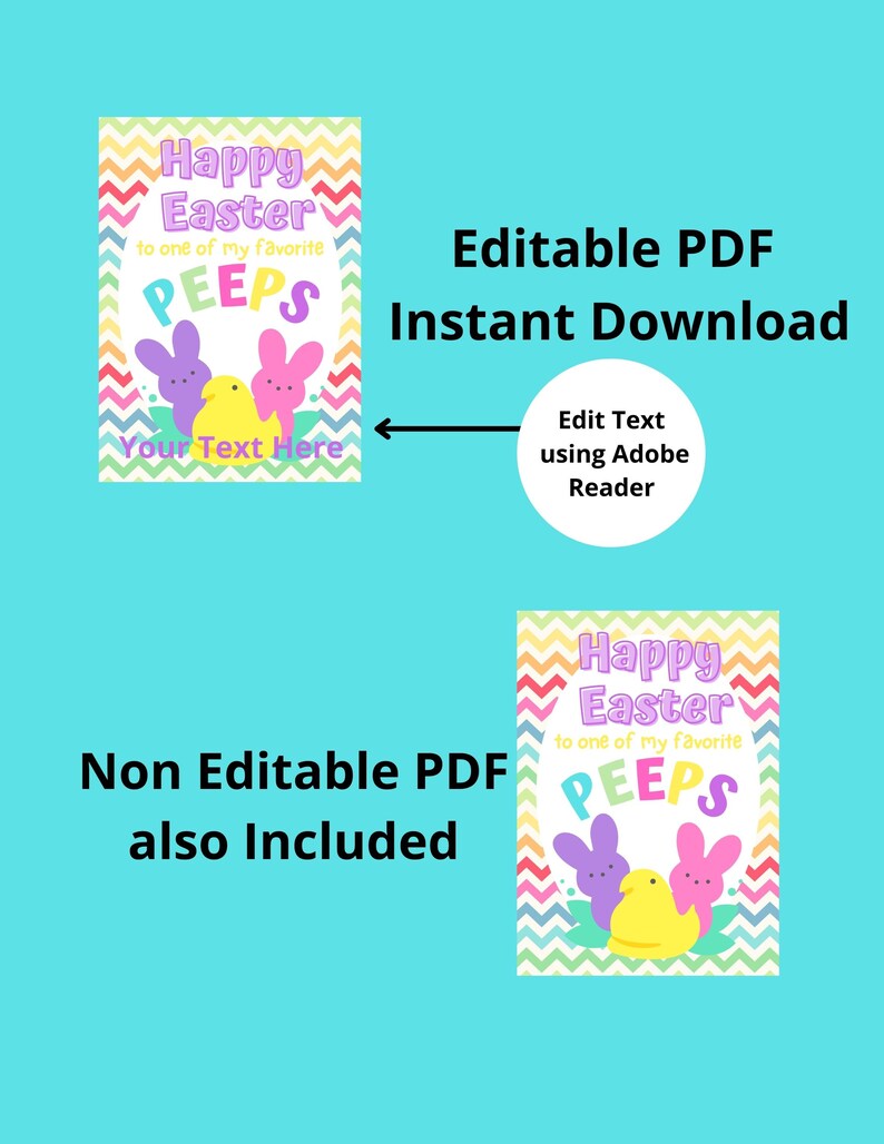 Easter Treat Tags Easter Gift Tags Editable Easter Treat - Etsy