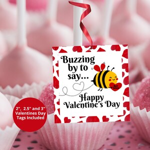 Editable Valentine Gift Tag, Valentine Treat Tag, Printable Valentine ...