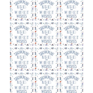 Printable Christmas Gift Tags, Snowman Tag, Christmas Gift Tag ...