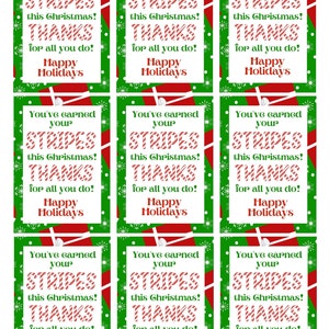 Christmas Gift Tags Printable, Christmas Appreciation Tag, Teacher ...