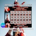Editable Cheerleading Calendar Fundraiser, Pick a Date to Donate ...