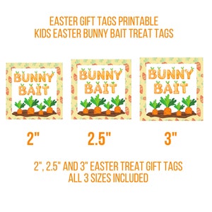 Bunny Bait Easter Tag, Printable Easter Tag, Printable Bunny Bait Tag ...