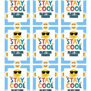 Summer Gift Tag, End of School Year Gift Tag, Editable Gift Tag ...