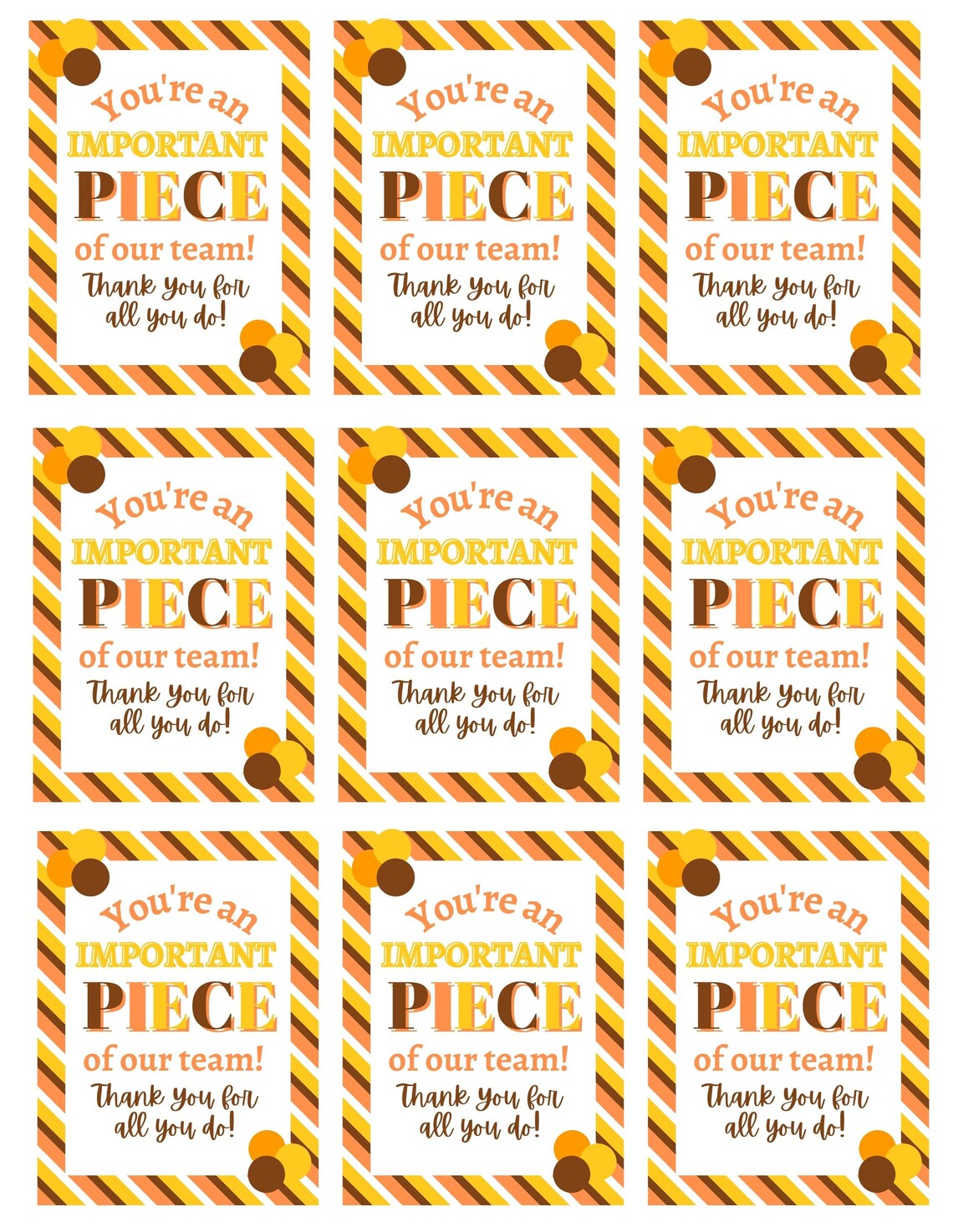 Appreciation Tags Appreciation Gift Tags Printable Gift - Etsy