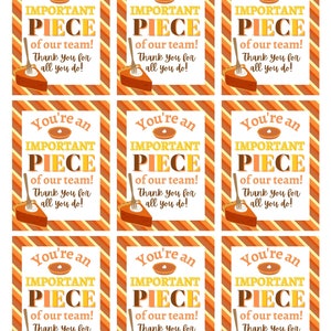 Appreciation Tags, Fall Thank You Tags, Teacher Tags, Nurse ...