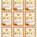 Fall Appreciation Gift Tags, Thank You Team, Printable (PDF) - Etsy