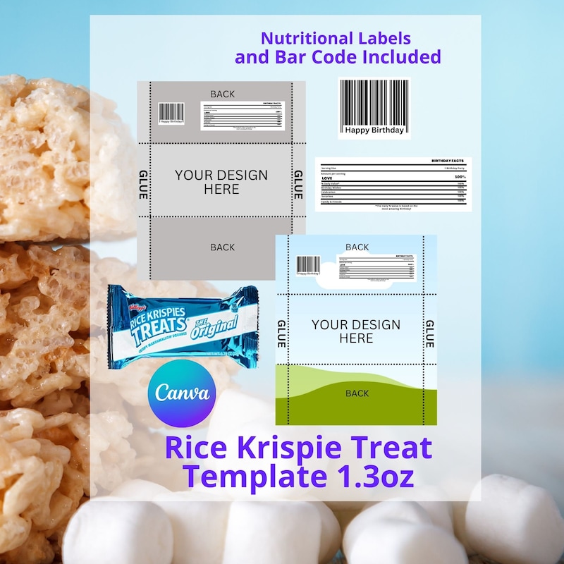 Rice Krispy Treats for Birthdays - Etsy