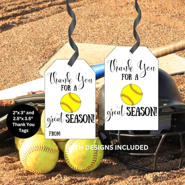 Softball Tags - Etsy