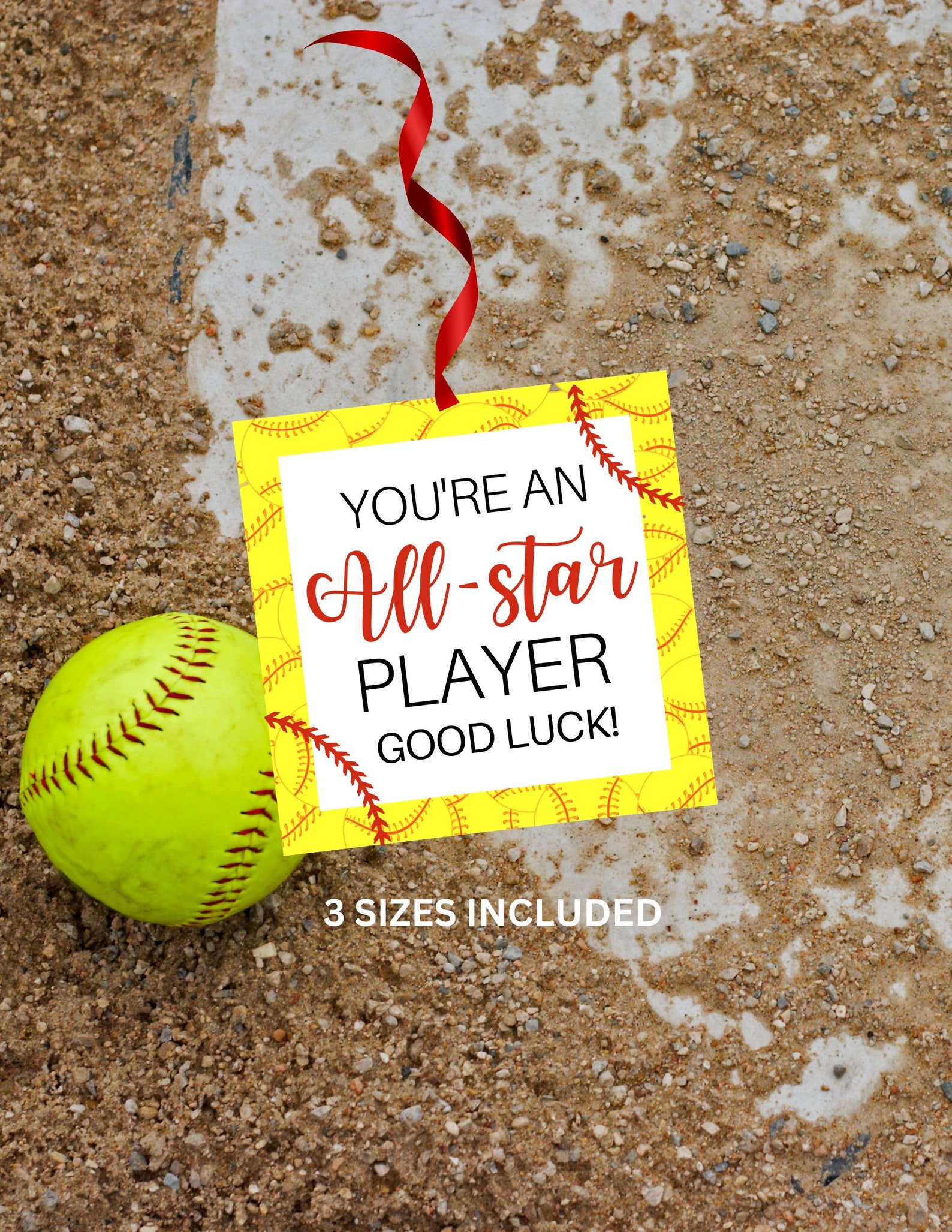 Softball Tags, Softball Treat Tag, Good Luck Tag, Softball Snack Tag ...