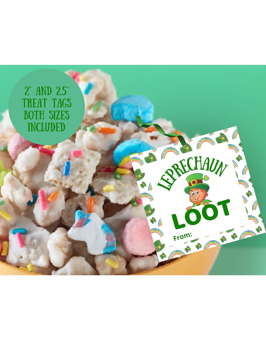 St Patrick's Day Treat Tags, St Patricks Day Tags, Leprechaun Loot ...