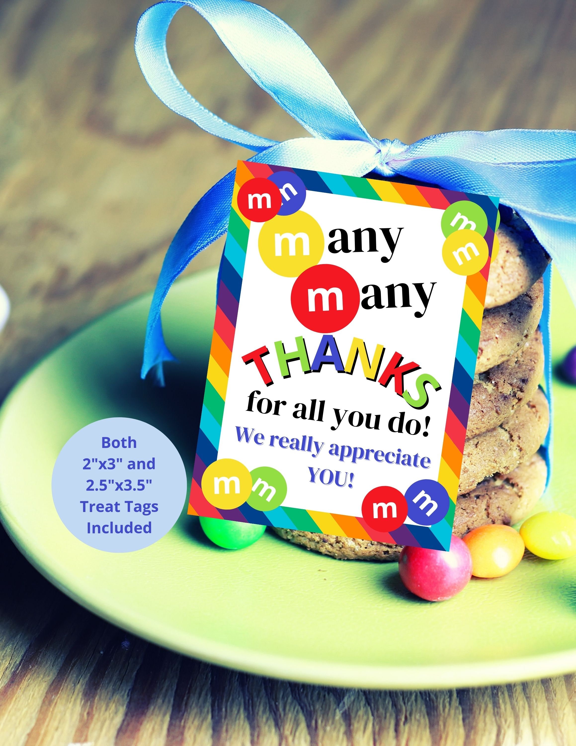 Teacher Appreciation Tags Appreciation Treat Tags Staff - Etsy