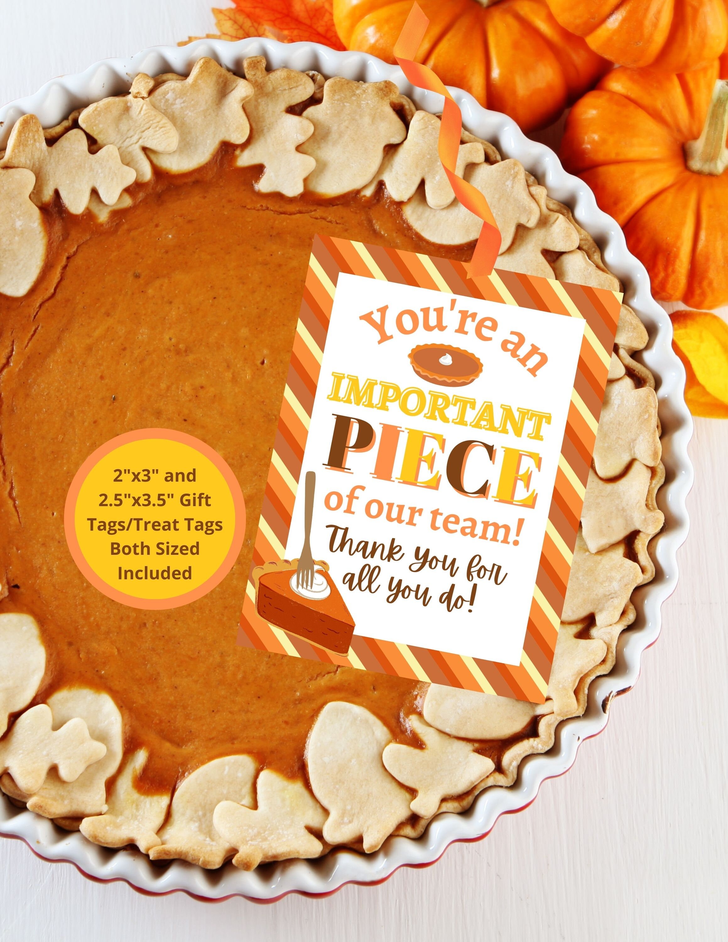 Fall Appreciation Gift Tags, Thank You Team, Printable (PDF) - Etsy