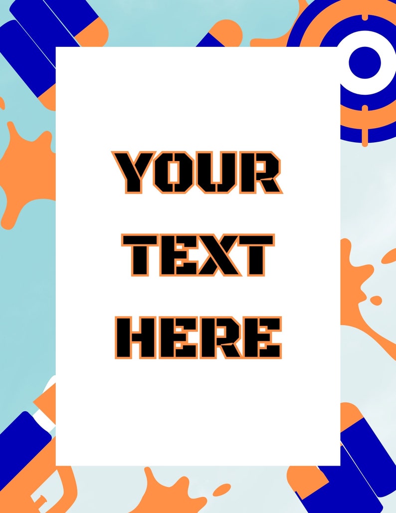 Dart Party Sign Dart Party Sign Template Dart Birthday Sign - Etsy