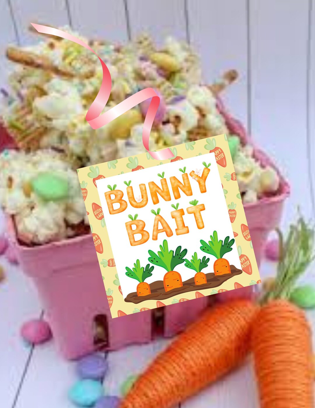 Bunny Bait Easter Tag, Printable Easter Tag, Printable Bunny Bait Tag ...