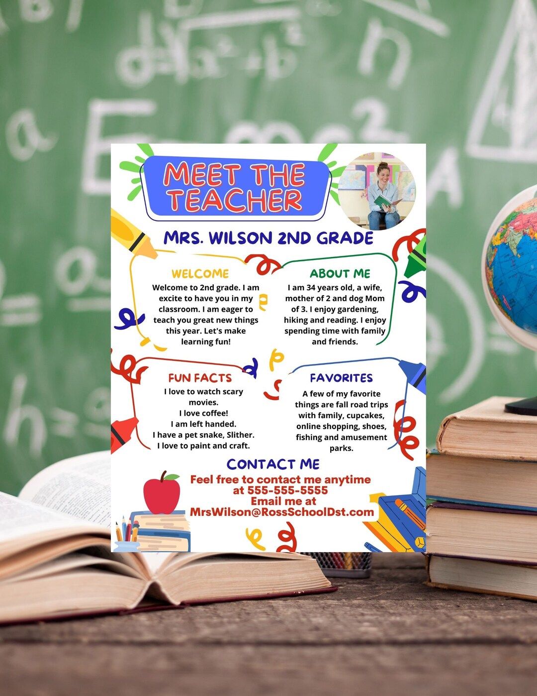 Meet the Teacher Template, PTO PTA Flyer, Meet the Teacher, Meet the ...