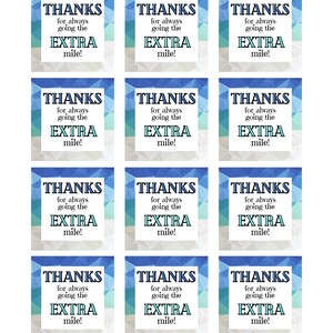 Thank You Gift Tags, Appreciation Treat Tags, Staff Appreciation Gift ...