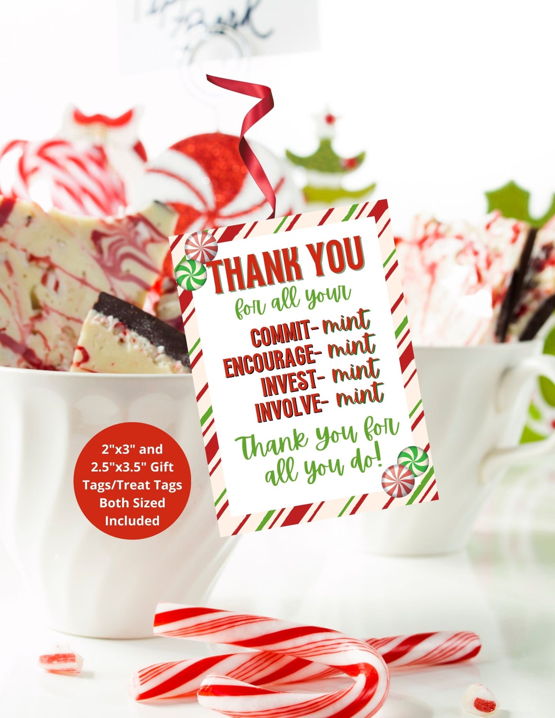 Christmas Gift Tag Printable, Appreciation Tag, Appreciation Gift Tag ...