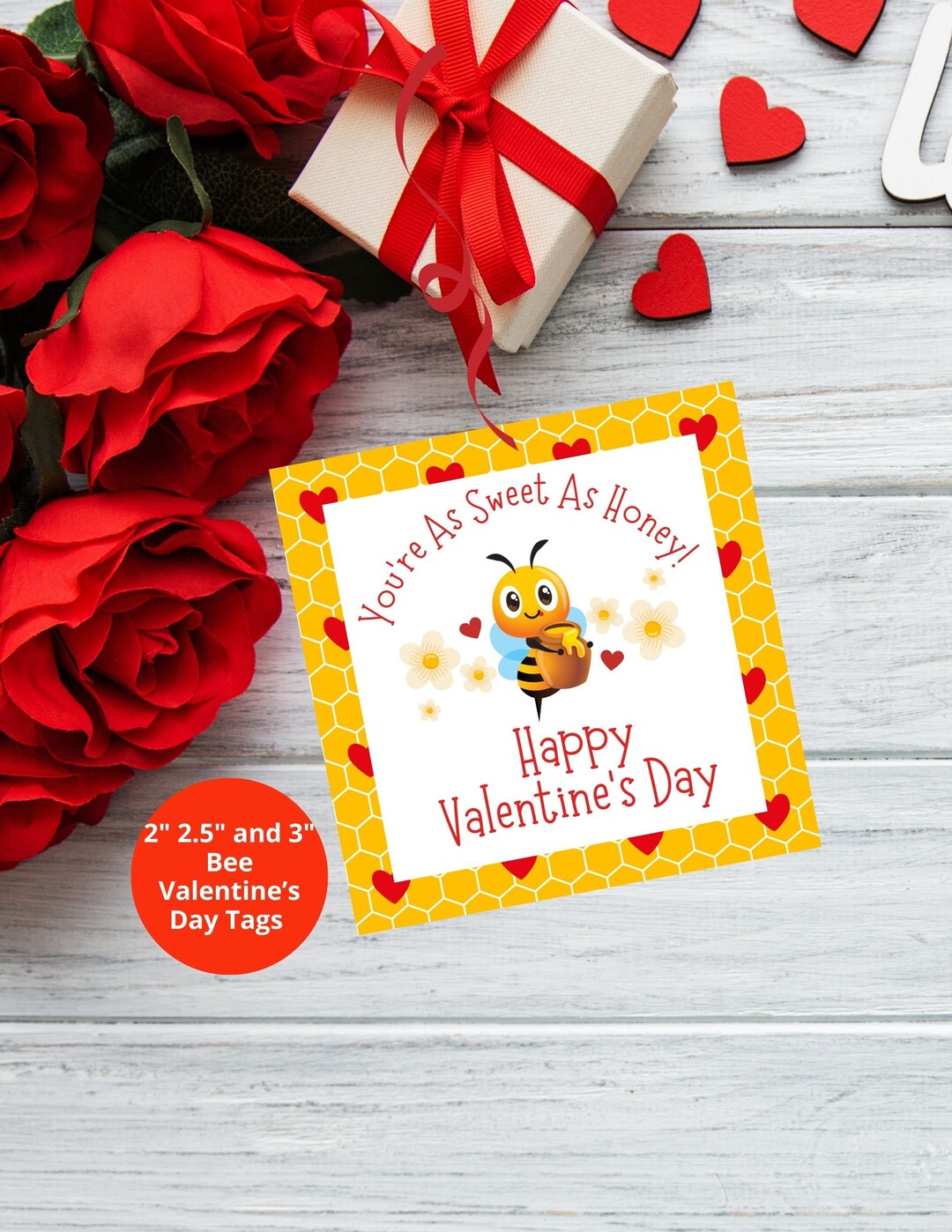 Kids Valentine Tag, Printable Valentine Day Tag, Printable Valentine ...