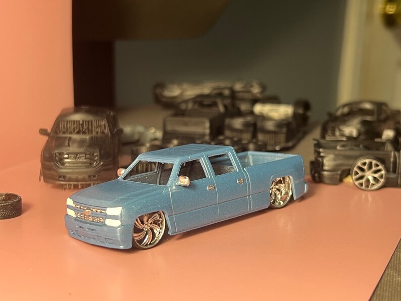 1/64 2006 Silverado / Cateye Lowered Model Kit. - Etsy