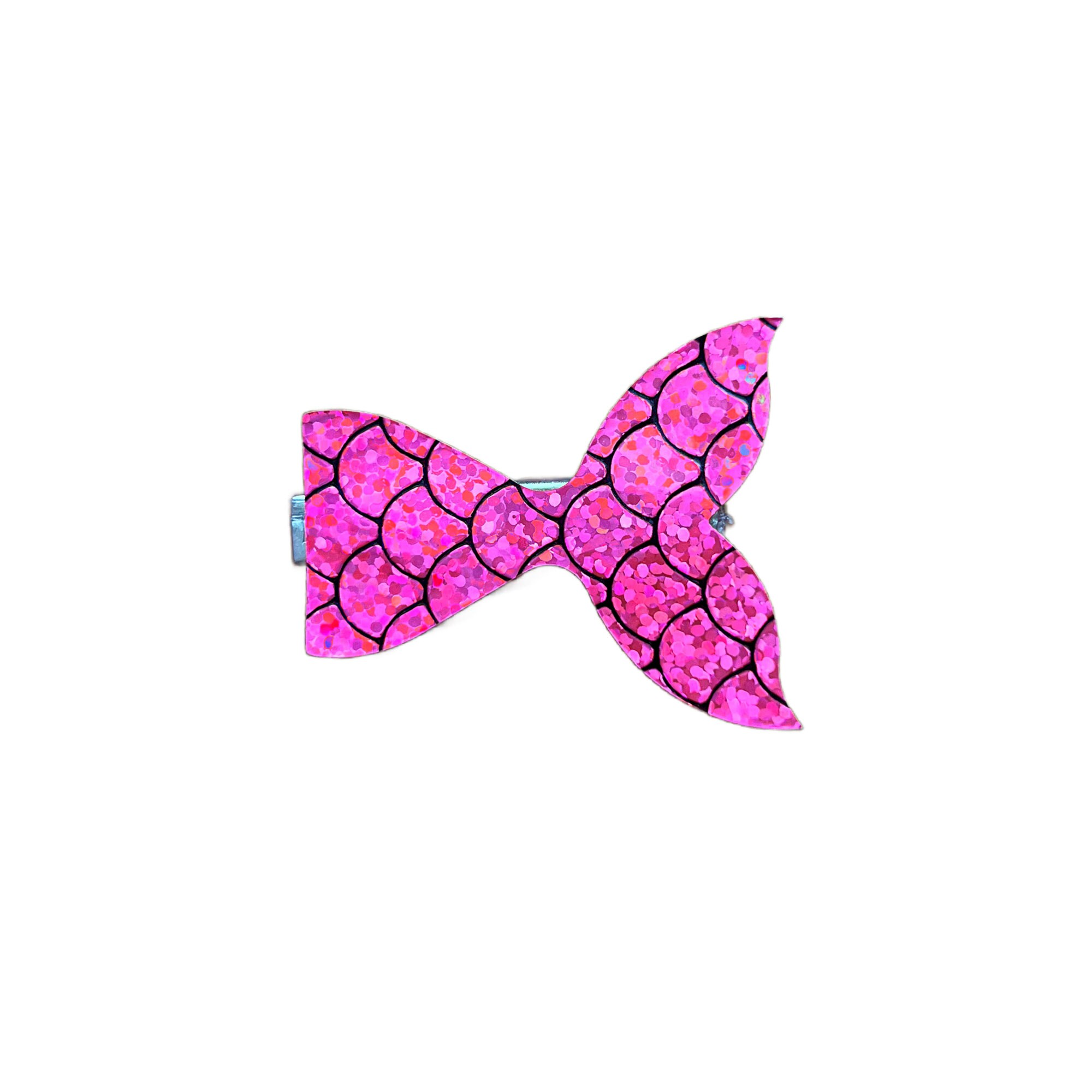 Mermaid Tail Bow, Mermaid Bow, Mermaid Hair Clip, Mermaid Tail, Under ...
