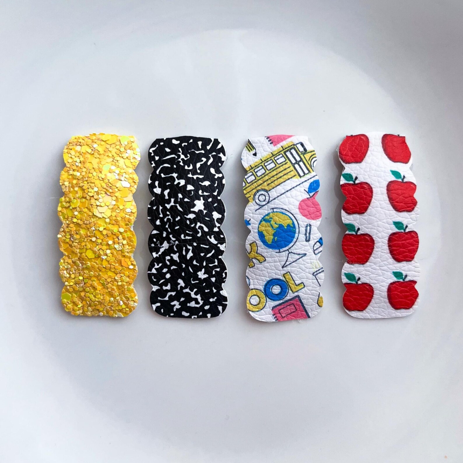 Back to School Snap Clips, Apple Snap Clip, School Snap Clips, Back to ...