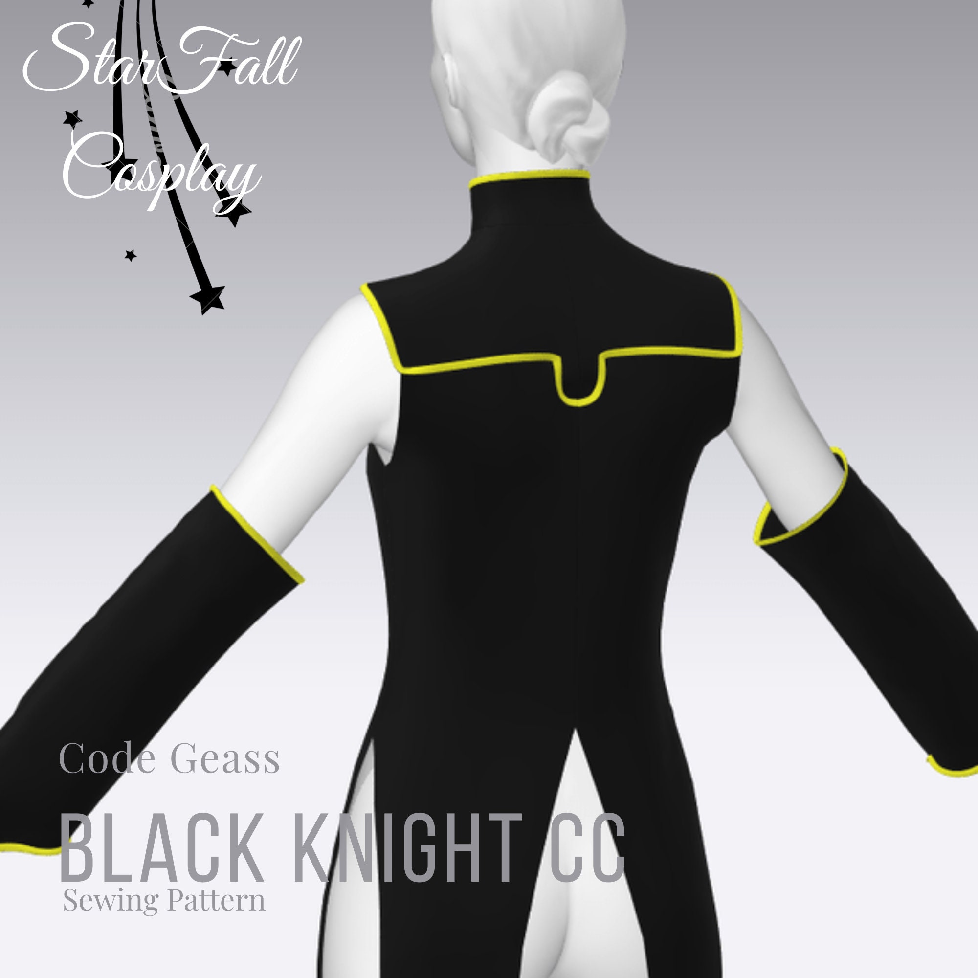 Black Knight Cc Sewing Pattern - Etsy