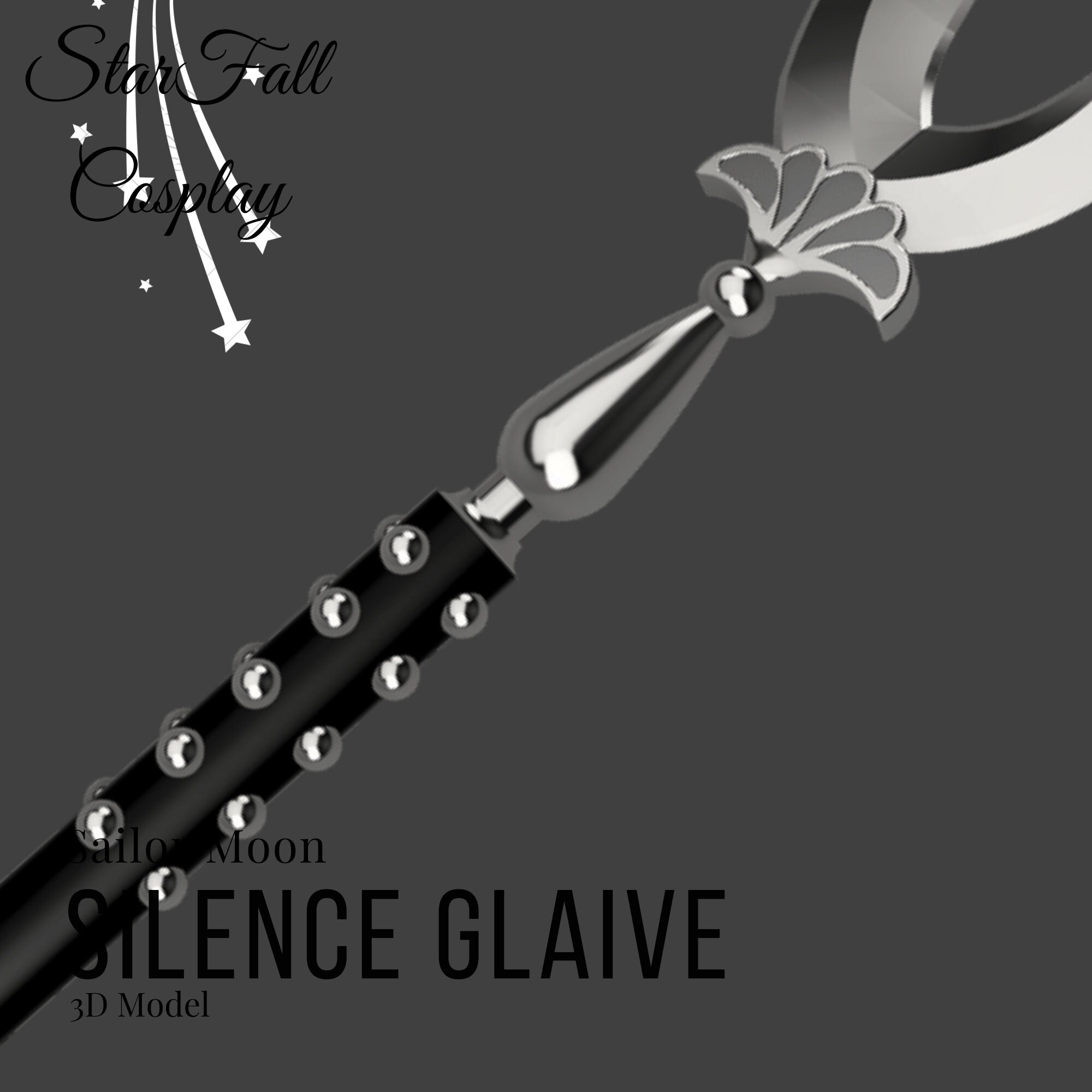 Silence Glaive 3D Model - Etsy