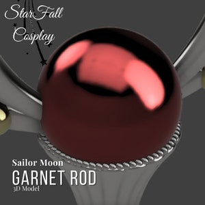 Garnet Rod Sailor Pluto 3D Model - Etsy
